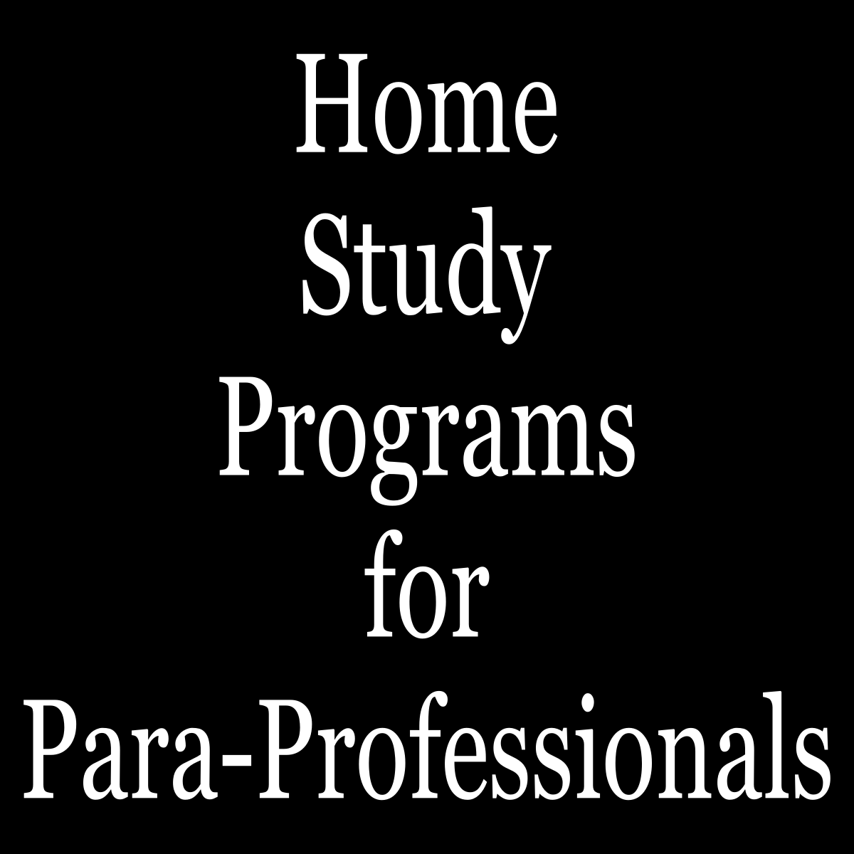 Cognitive-Behavioral Therapy Home Study Trainings for Para ...