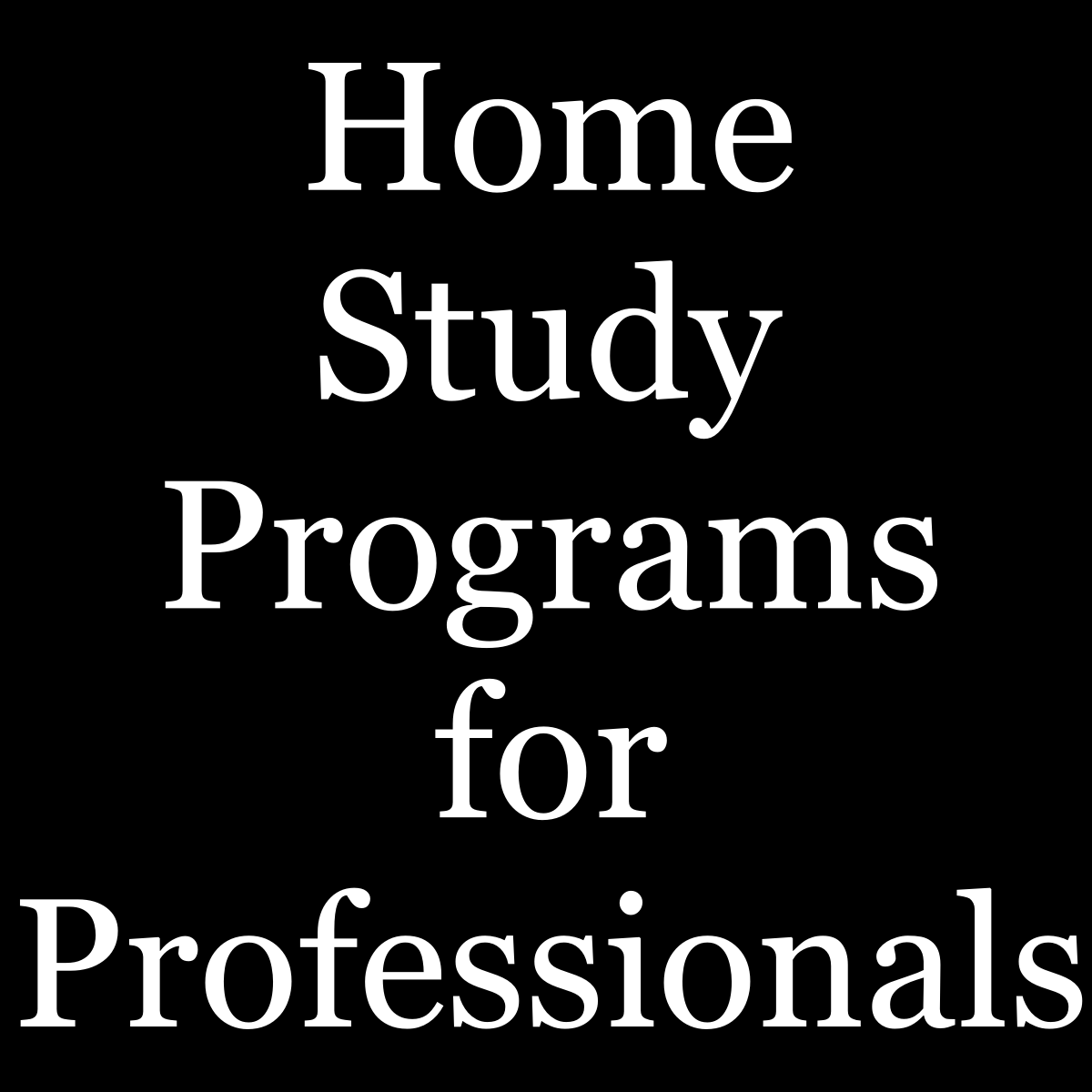 Cognitive-Behavioral Home Study Programs for Mental Health ...